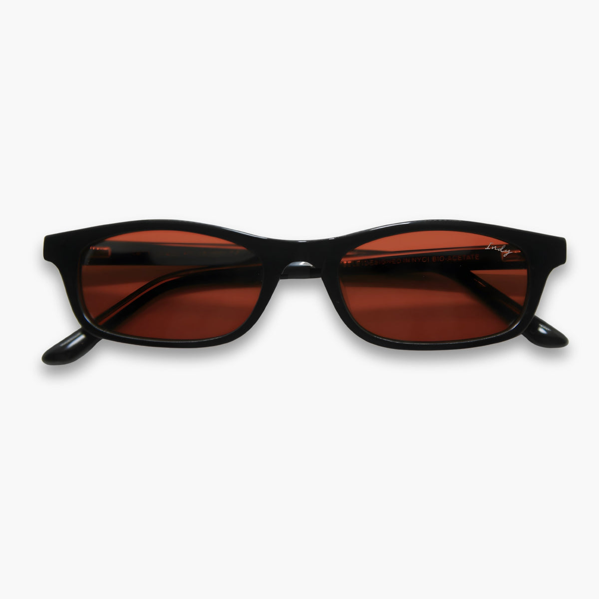 Black Square Polarized Sunglasses With Tinted Lenses – INDY Sunglasses